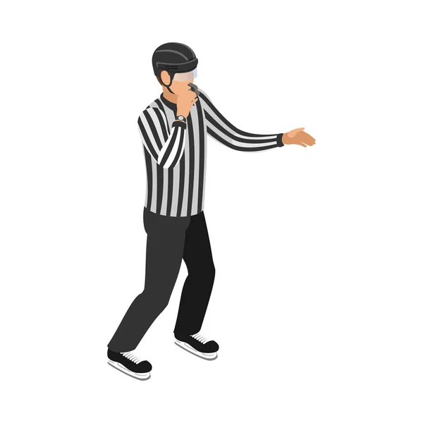 Football Referee Time Out Character