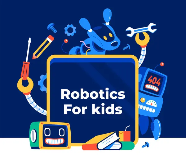 Robotics in education Vector Images | Depositphotos