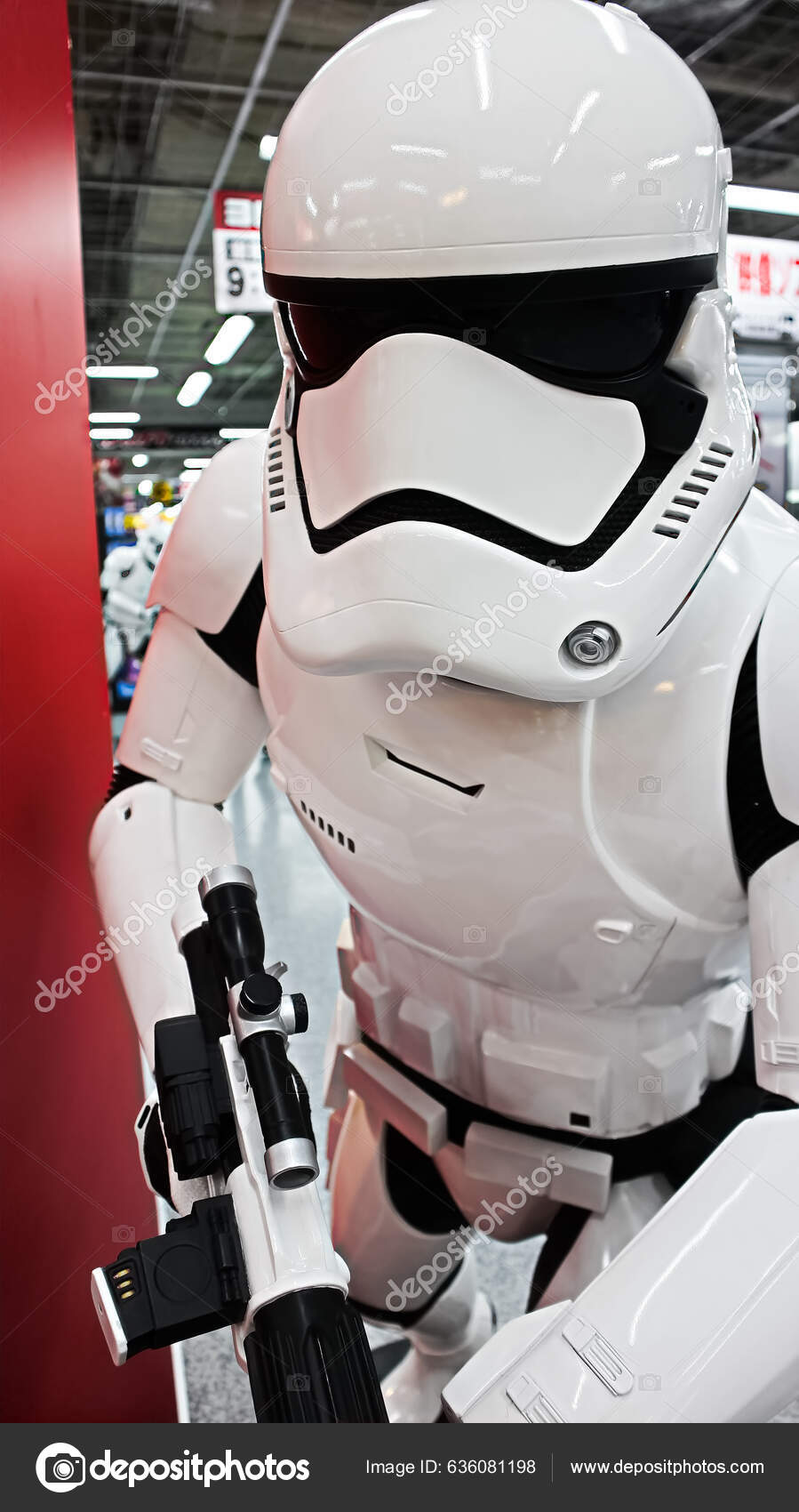 Osaka Japan Sep 2022 Statue Stormtrooper Links Umeda Osaka — Foto ...