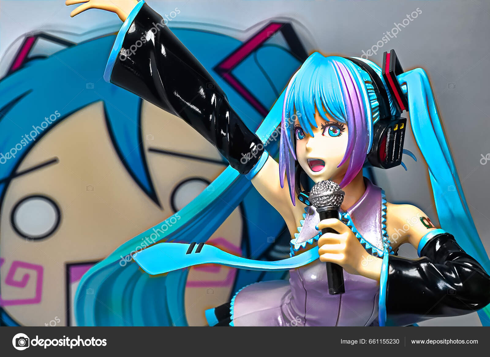 Osaka Japan June 2023 Display Hatsune Miku Figure Bishoujo Collection ...