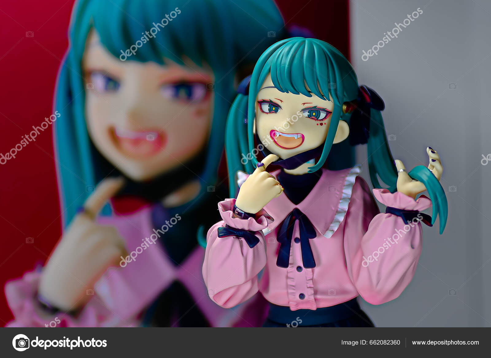 Osaka Japan June 2023 Display Hatsune Miku Vampire Version Figure ...