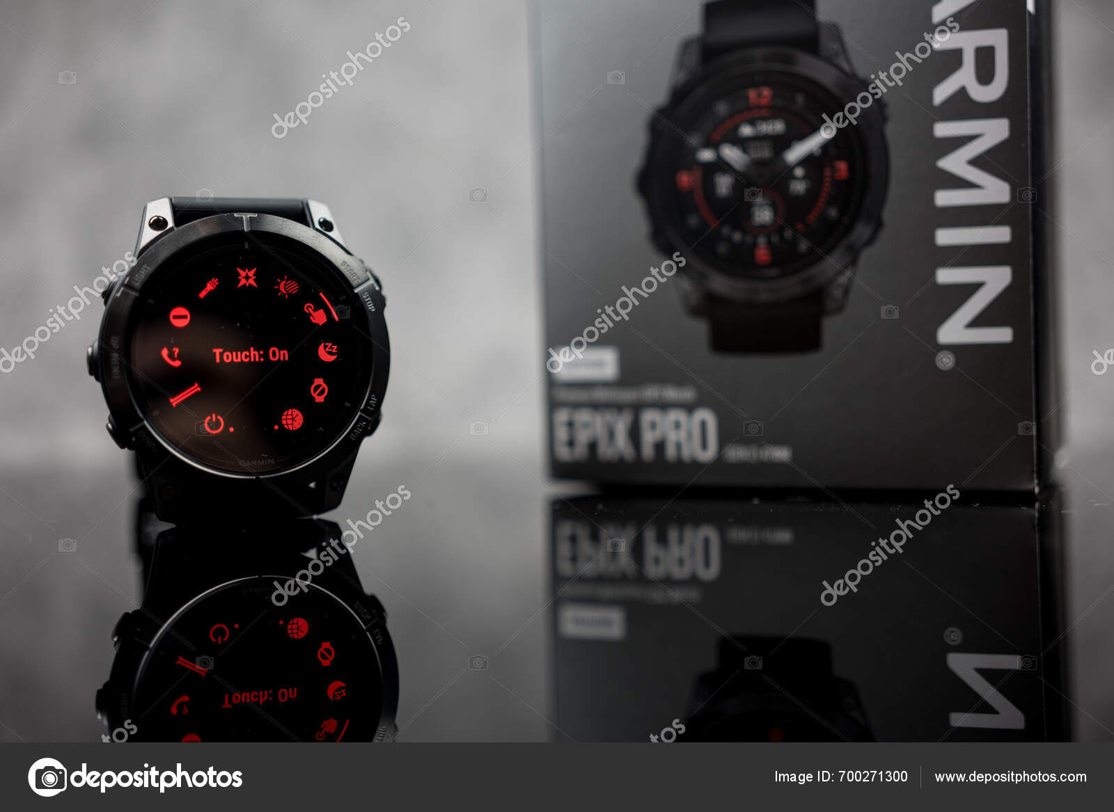 Bangkok Thailand February 2024 Multi Function Smart Watch Showing ...