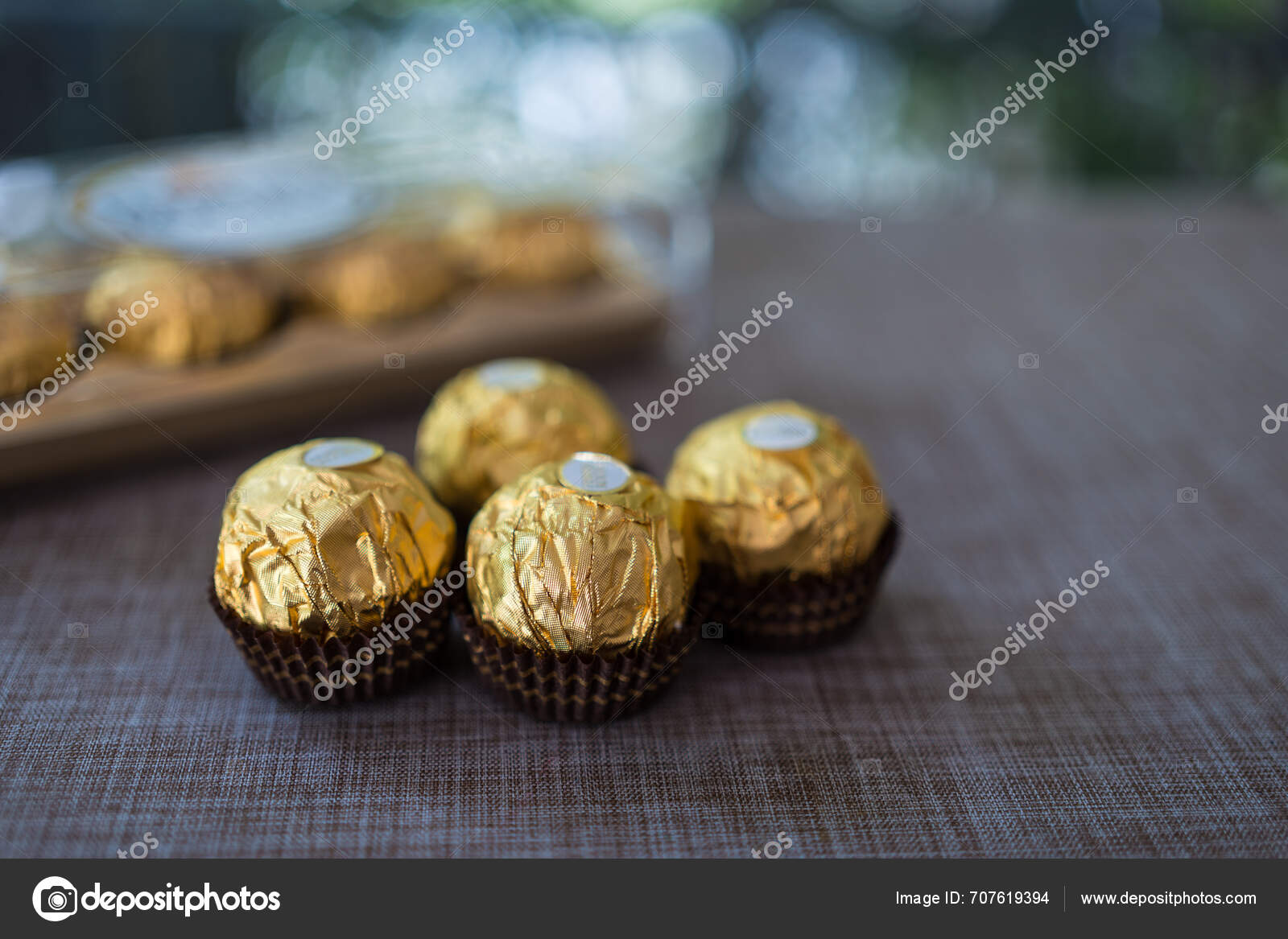 Bangkok Thailand March 2024 Ferrero Rocher Chocolates Crunchy Wafer ...
