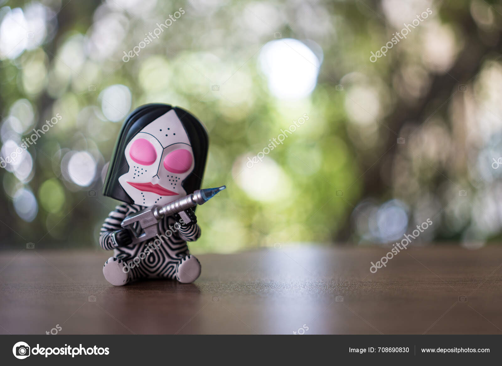 Bangkok Thailand March 2024 Dada Kaiju Sitting Row Series Figures ...