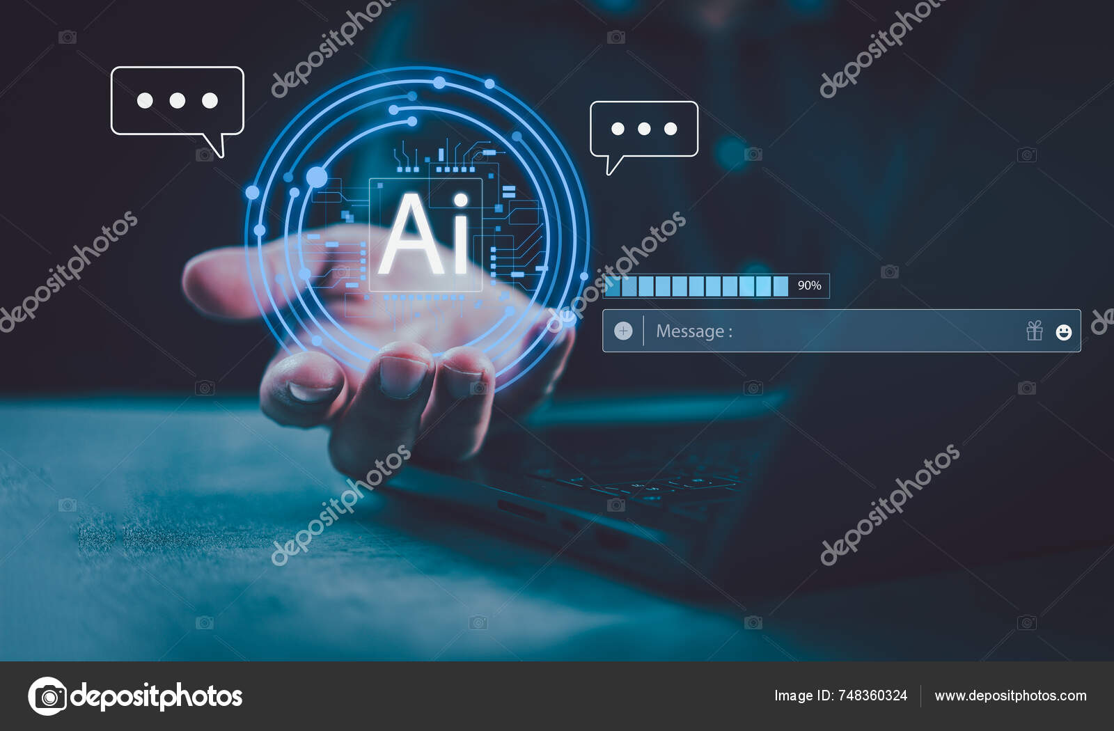 Artificial Intelligence Technology Smart Robot Artificial Intelligence ...