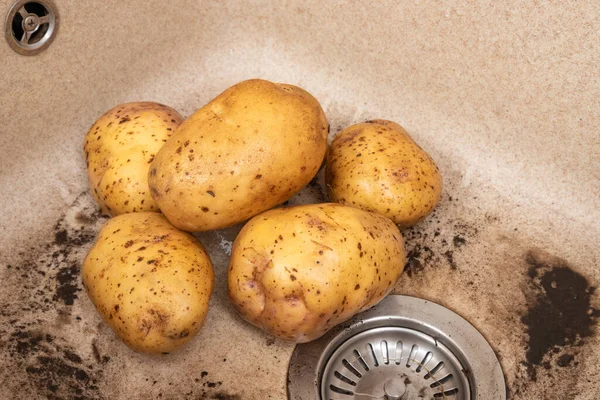 Washing potatoes Stock Photos, Royalty Free Washing potatoes Images ...