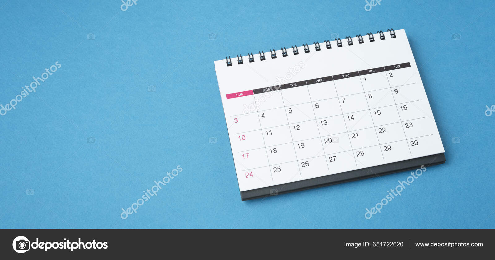 Calendar Blue Background — Stock Photo © myshot #651722620