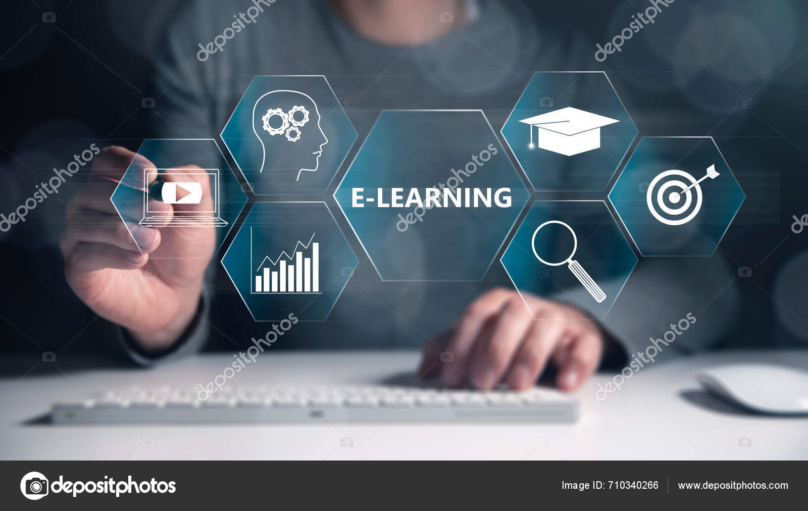 Learning Online Education Internet Studying — Stock Photo © Tiko0305 ...