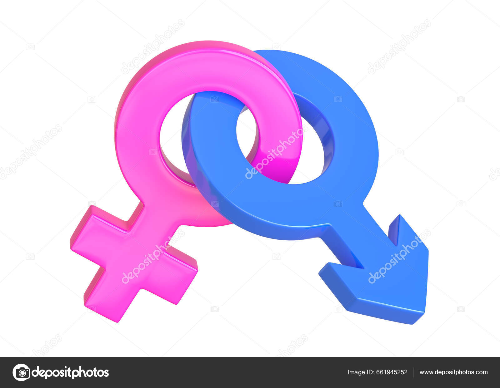 Man And Woman Symbol Together