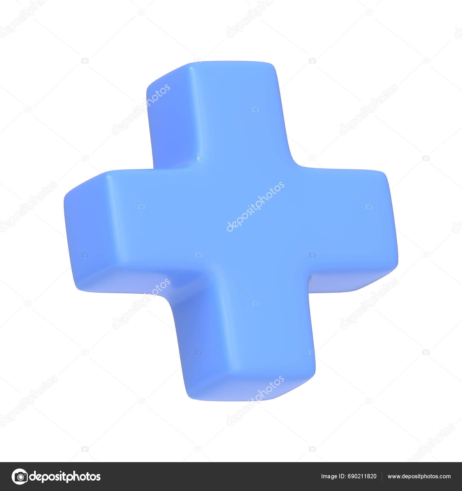 Blue Sign Isolated White Background Icon Sign Symbol Cartoon Minimal ...