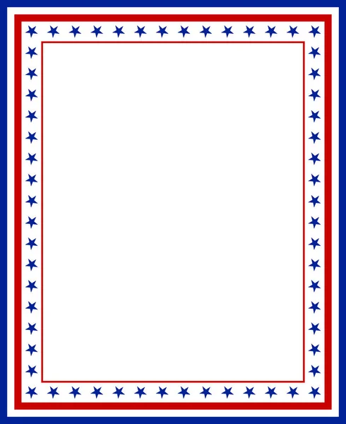 Usa Abstract Frame Background Elements American Flag Stock Vector by ...