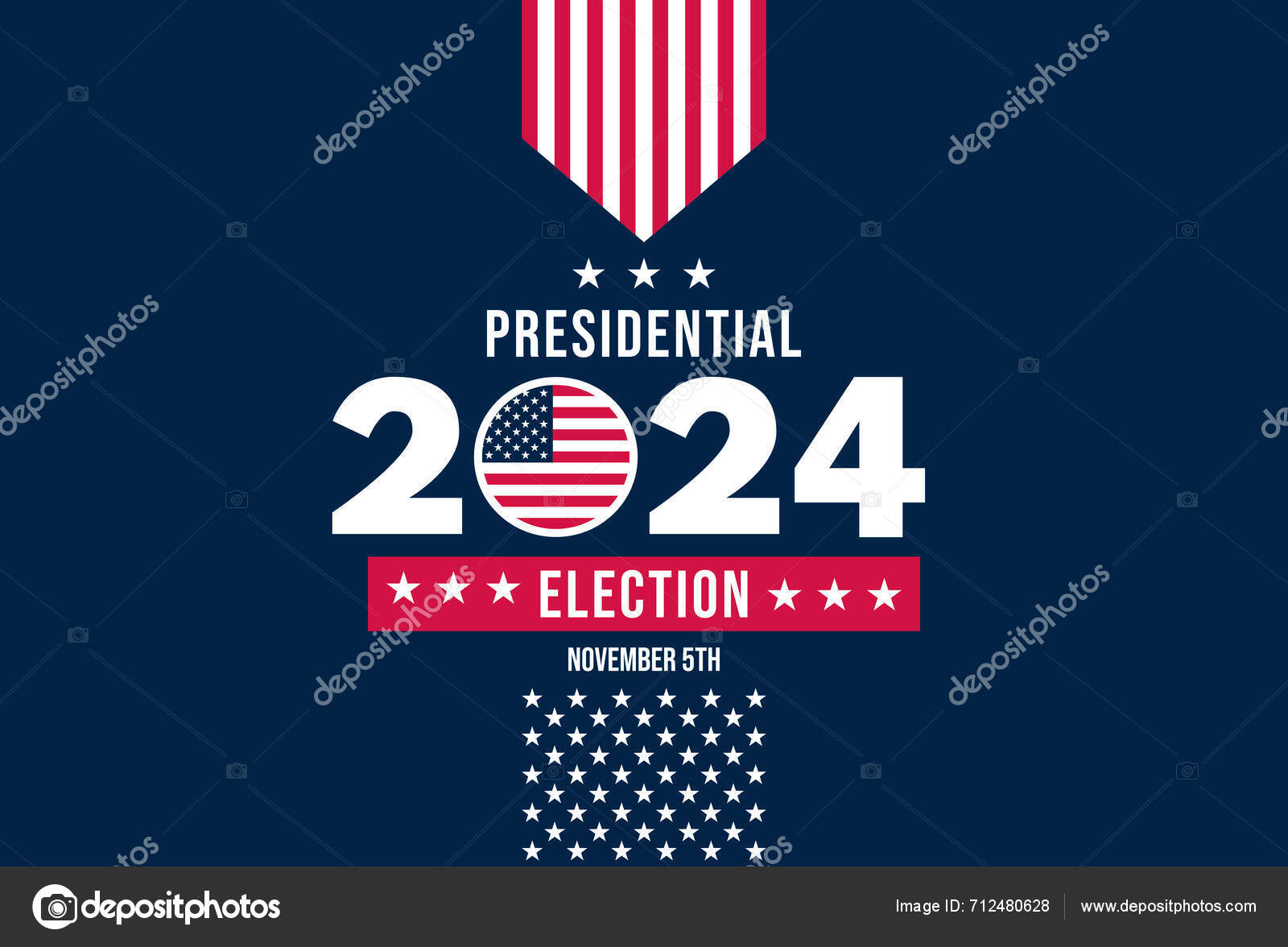 Usa Elections 2024 Background Elections Voting Concept Vector ...