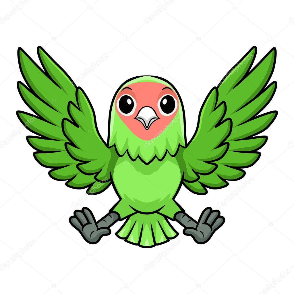 Ilustración vectorial de lindo melocotón cara amor pájaro dibujos ...