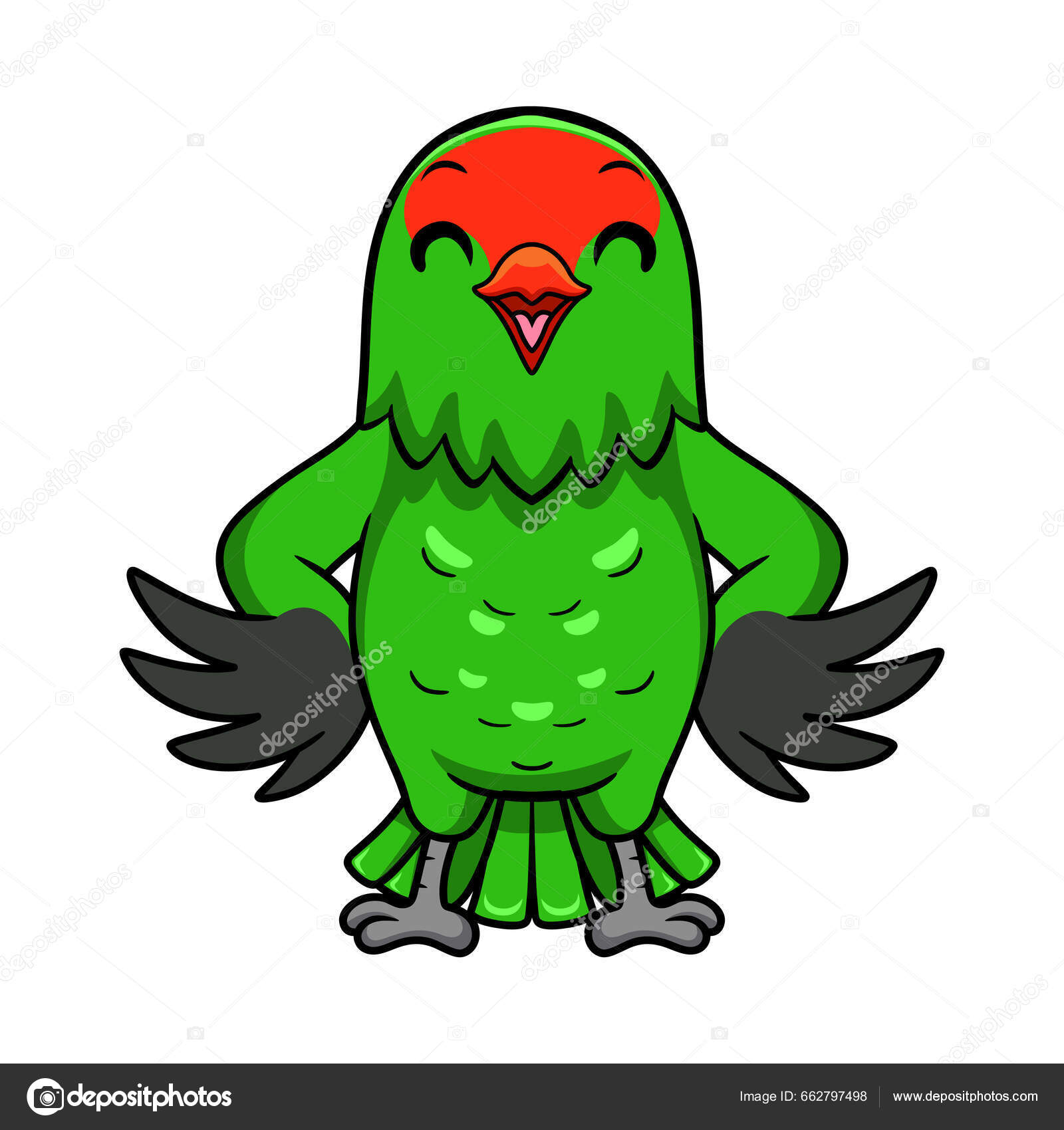 Falcon Cartoon Character