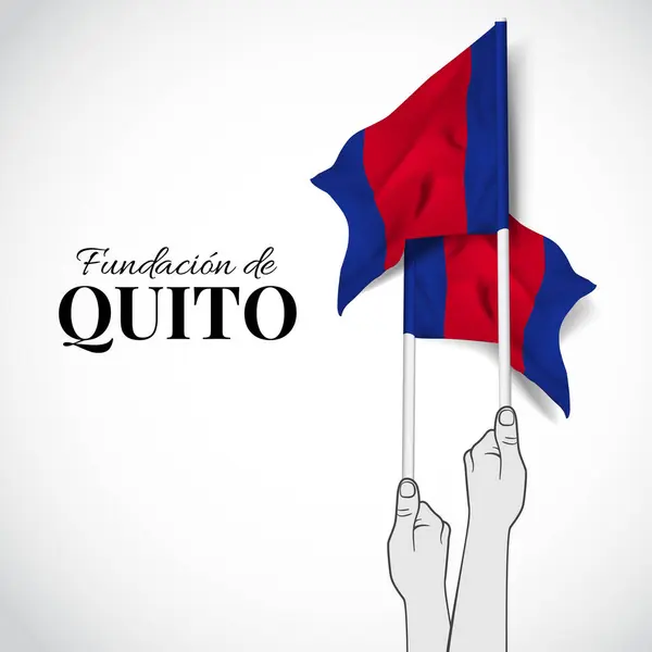 Bandera del quito Imágenes Vectoriales, Gráfico Vectorial de Bandera ...