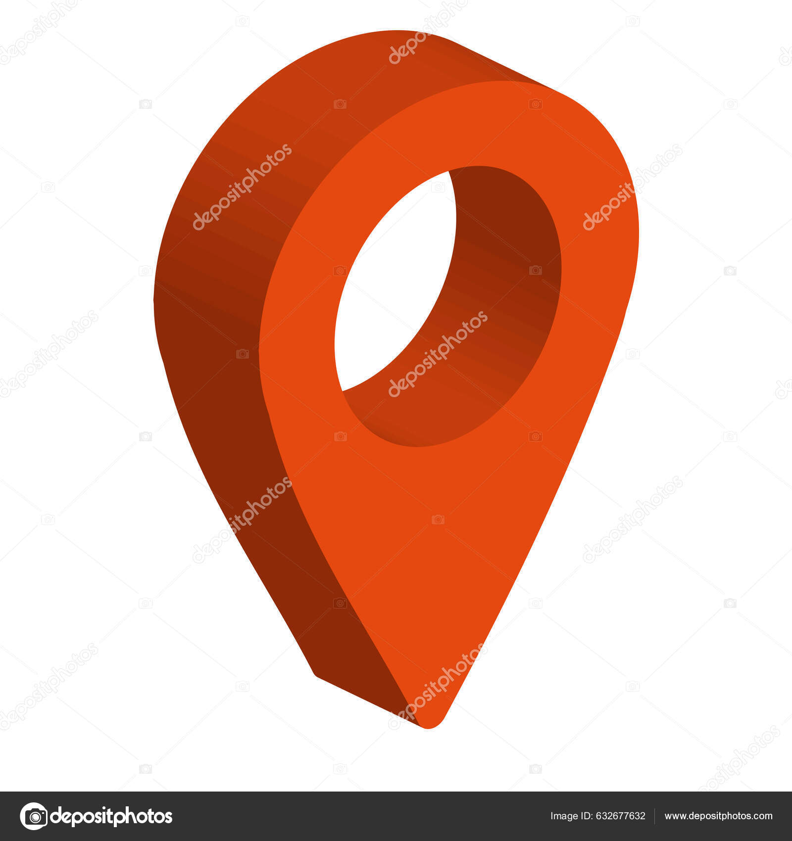 Red Web Pointer Mapa Ícone Navigation Label Digital Gps Direction imagem vetorial de ...