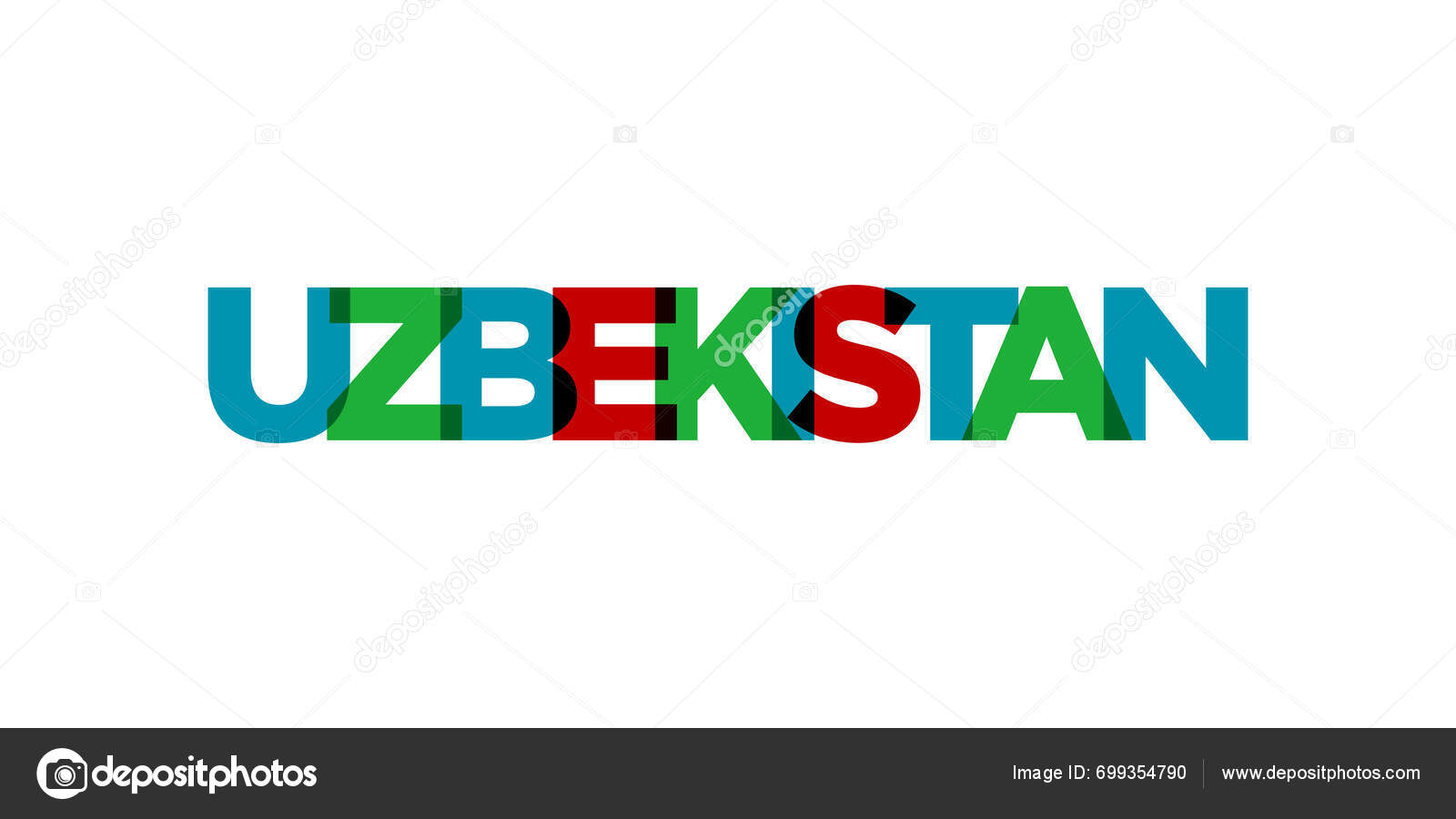Uzbekistan Emblem Print Web Design Features Geometric Style Vector ...