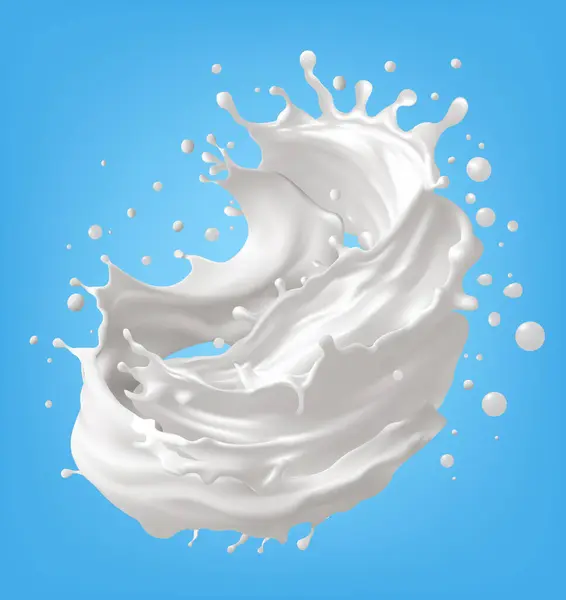 Cream splash Vector Images | Depositphotos