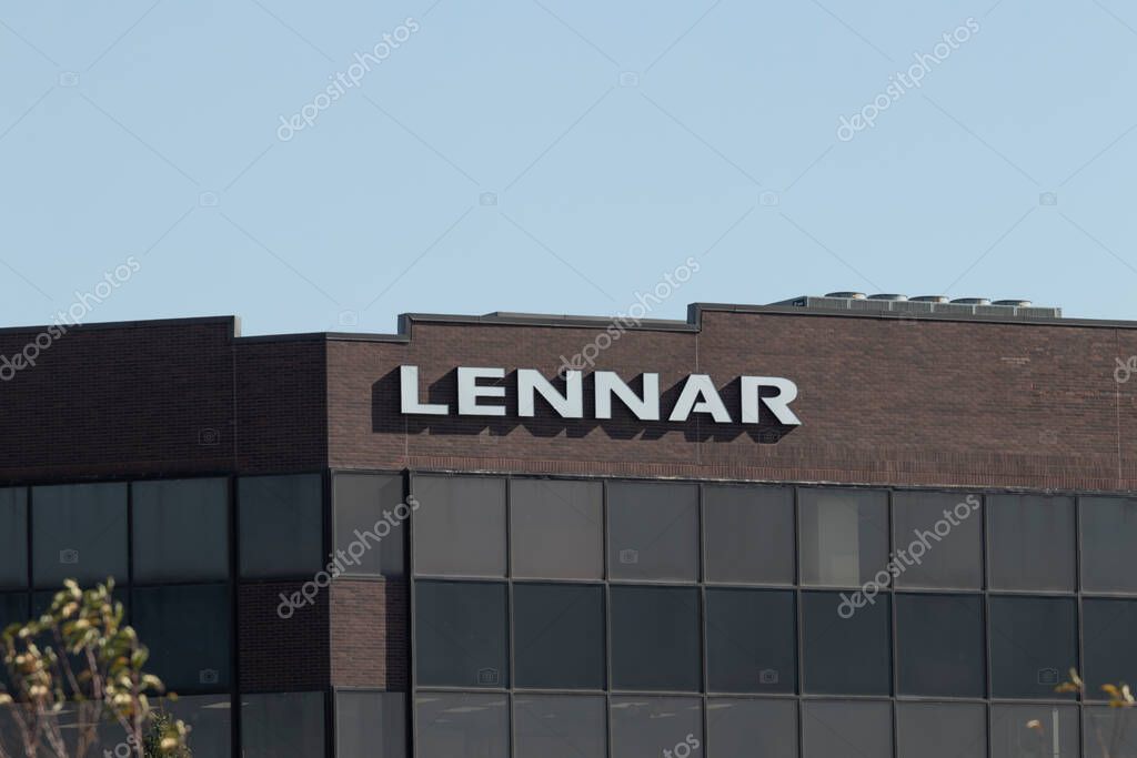Carmel - Circa Noviembre 2022: sucursal de Lennar. Lennar Corporation ...