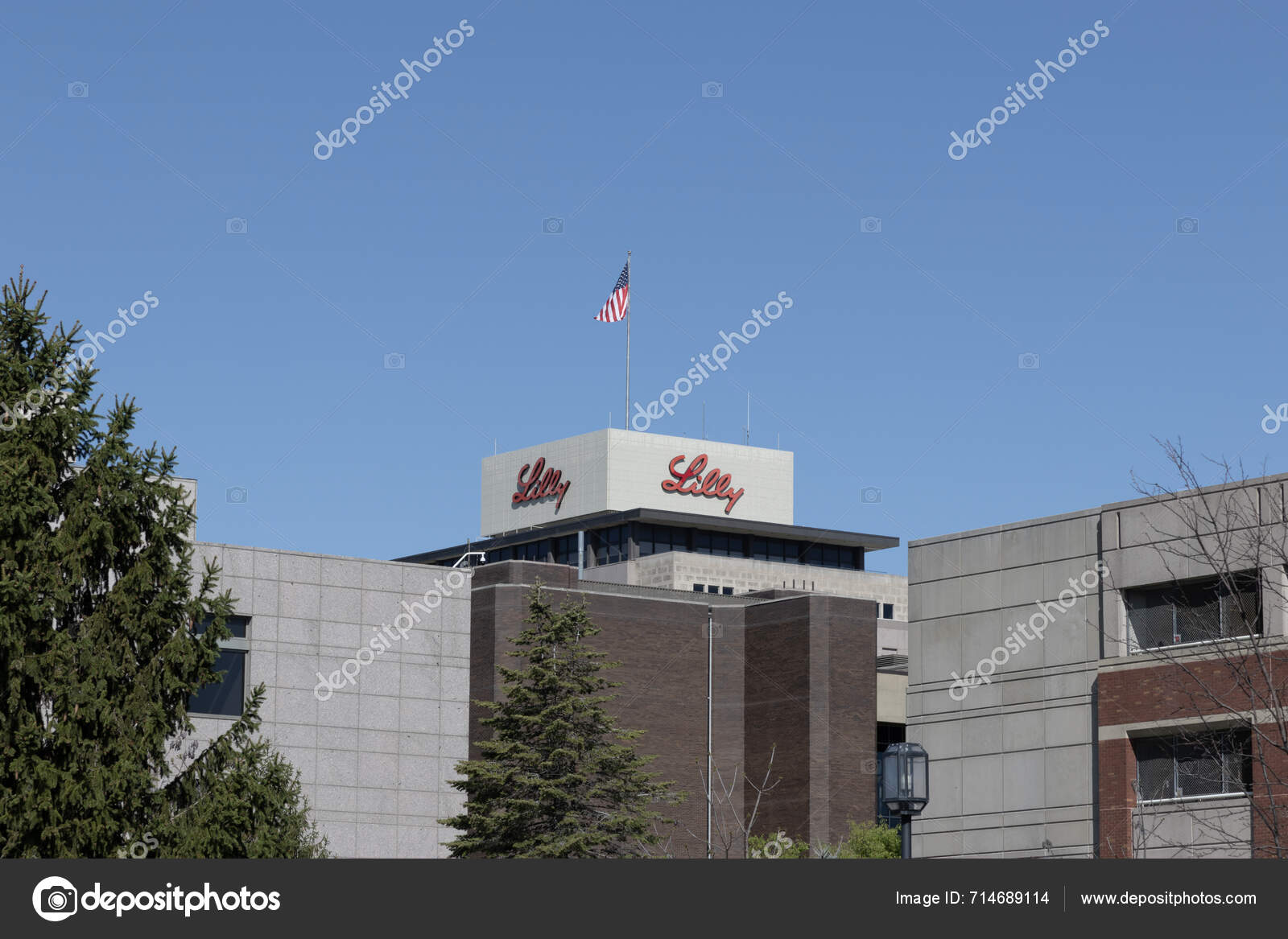 Indianapolis April 2024 Eli Lilly Company World Headquarters Lilly ...