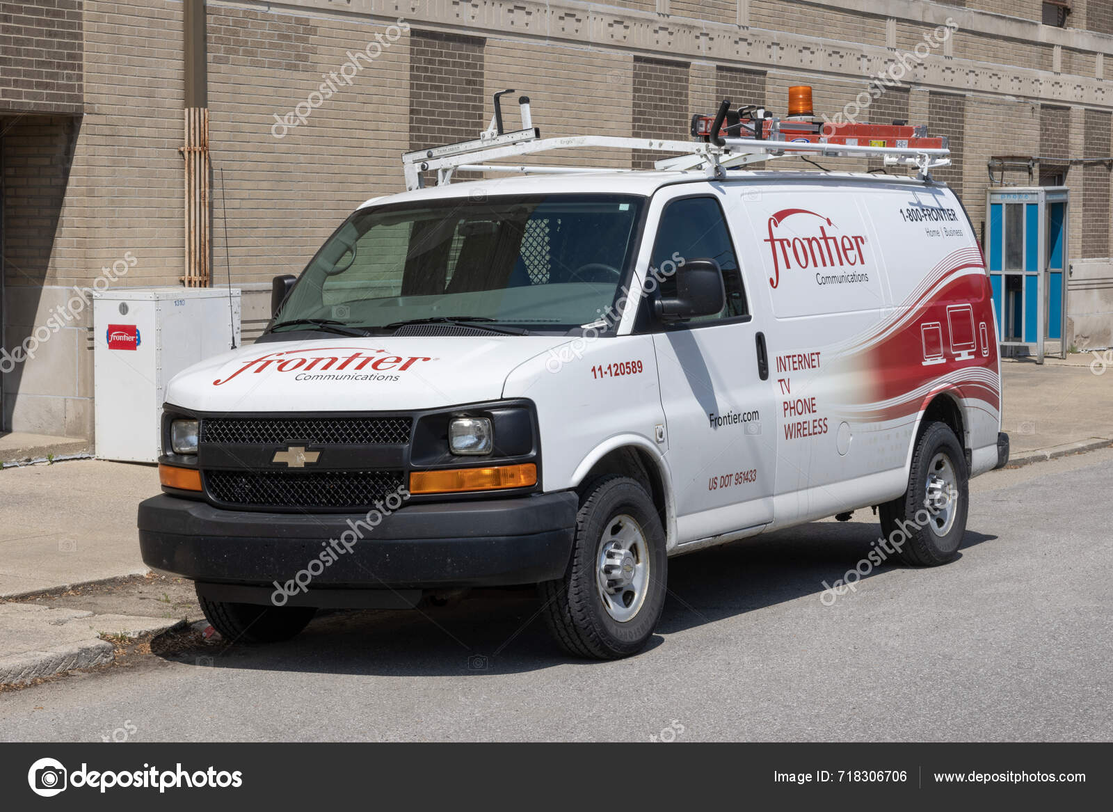 Logansport May 2024 Frontier Communications Vehicle Central Office ...