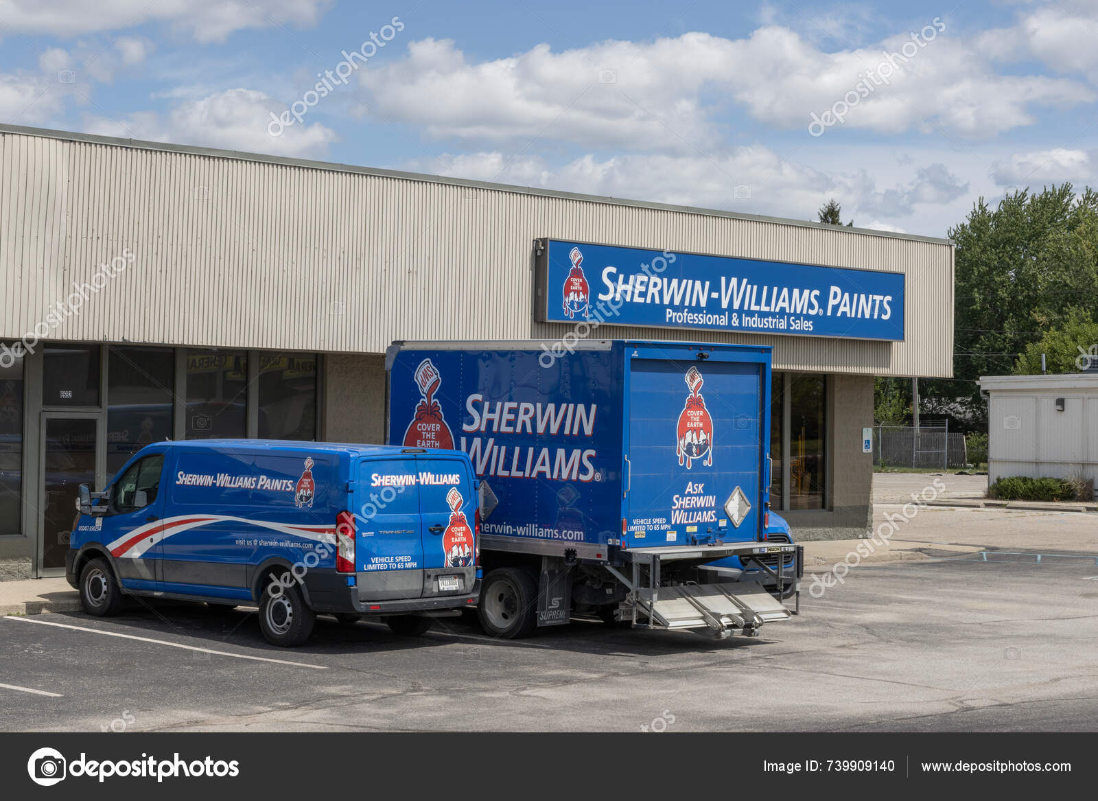 Indianapolis August 2024 Sherwin Williams Retail Paint Coating Store ...