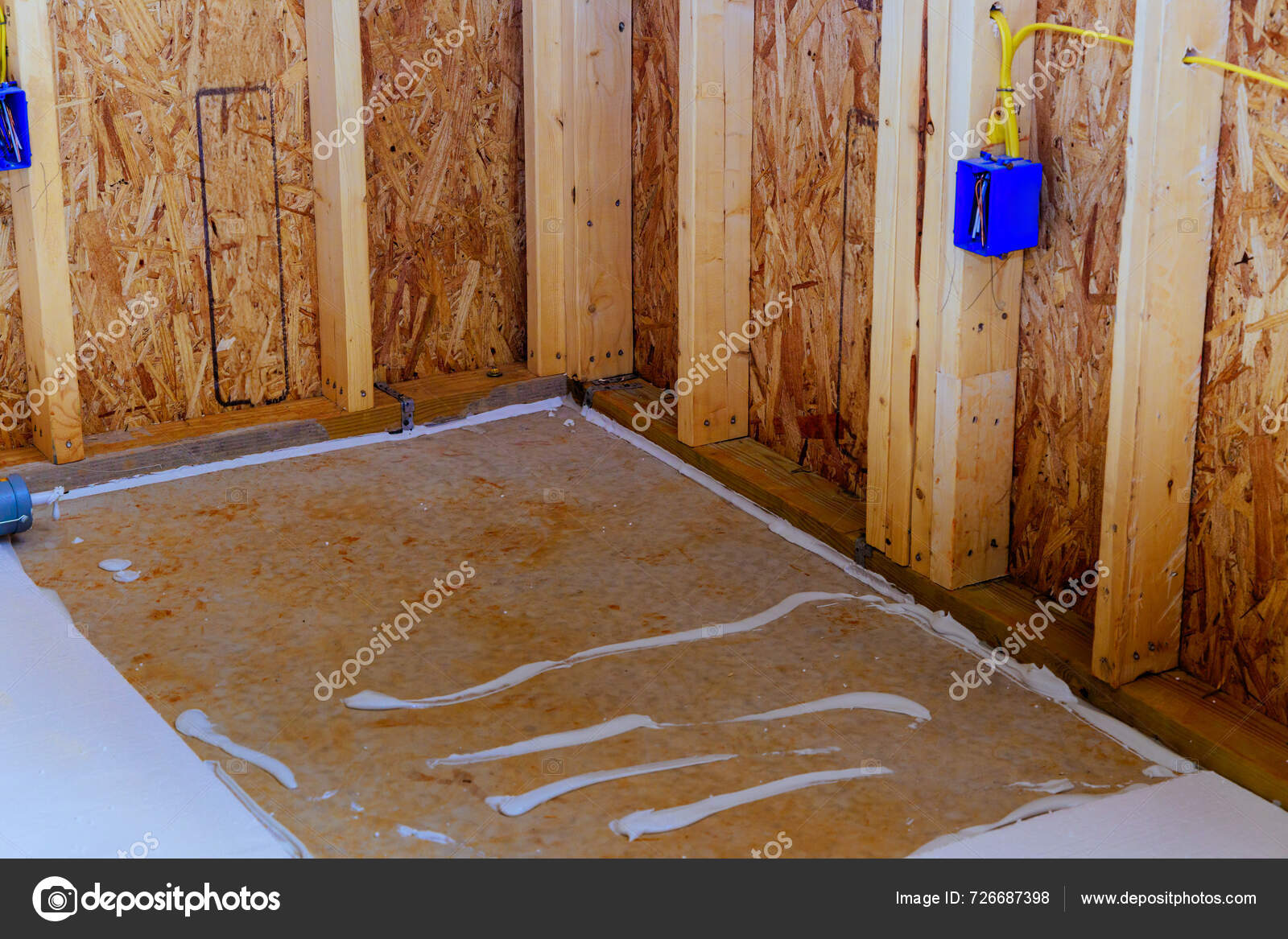 Installation Expanded Polystyrene Room Floor Thermal Insulation New ...