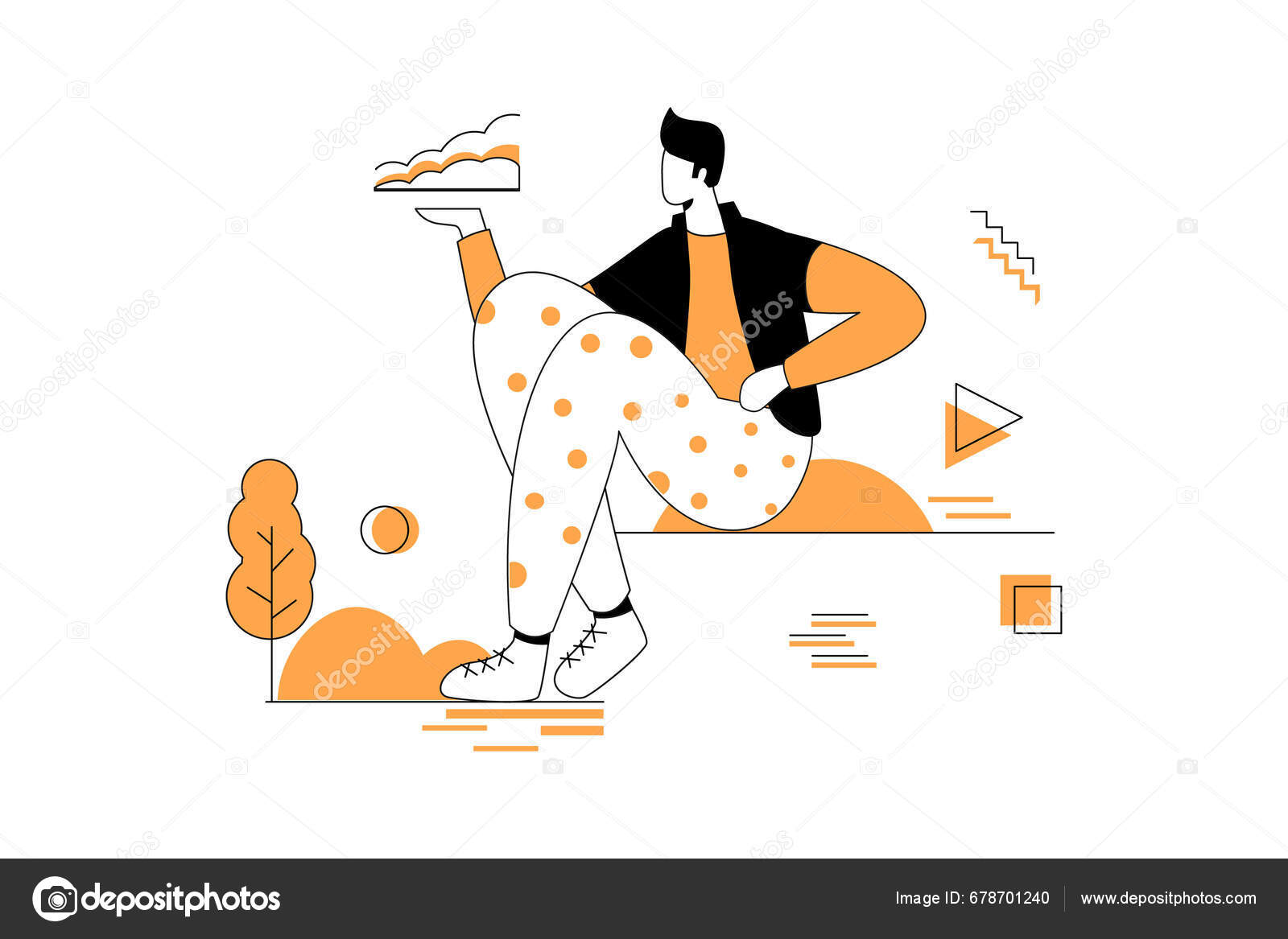 Advanced Charting Business Flat Style Illustration Stock Vector by ... Advanced Charting Business Flat Style Illustration Stock Vector by ...