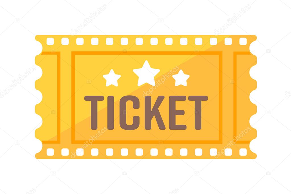 Boleto de papel rasgado Para un pase de pel cula o un espect culo en el cine 2024