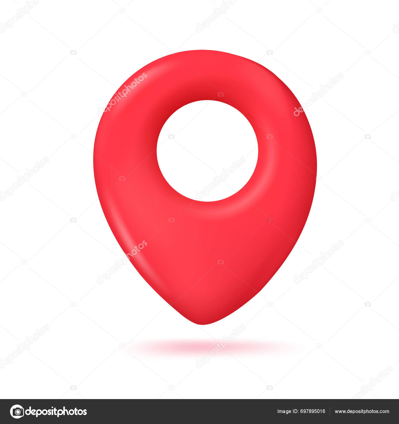 Location Pin Red Pin Tracking Location Product Its Destination Vector ...
