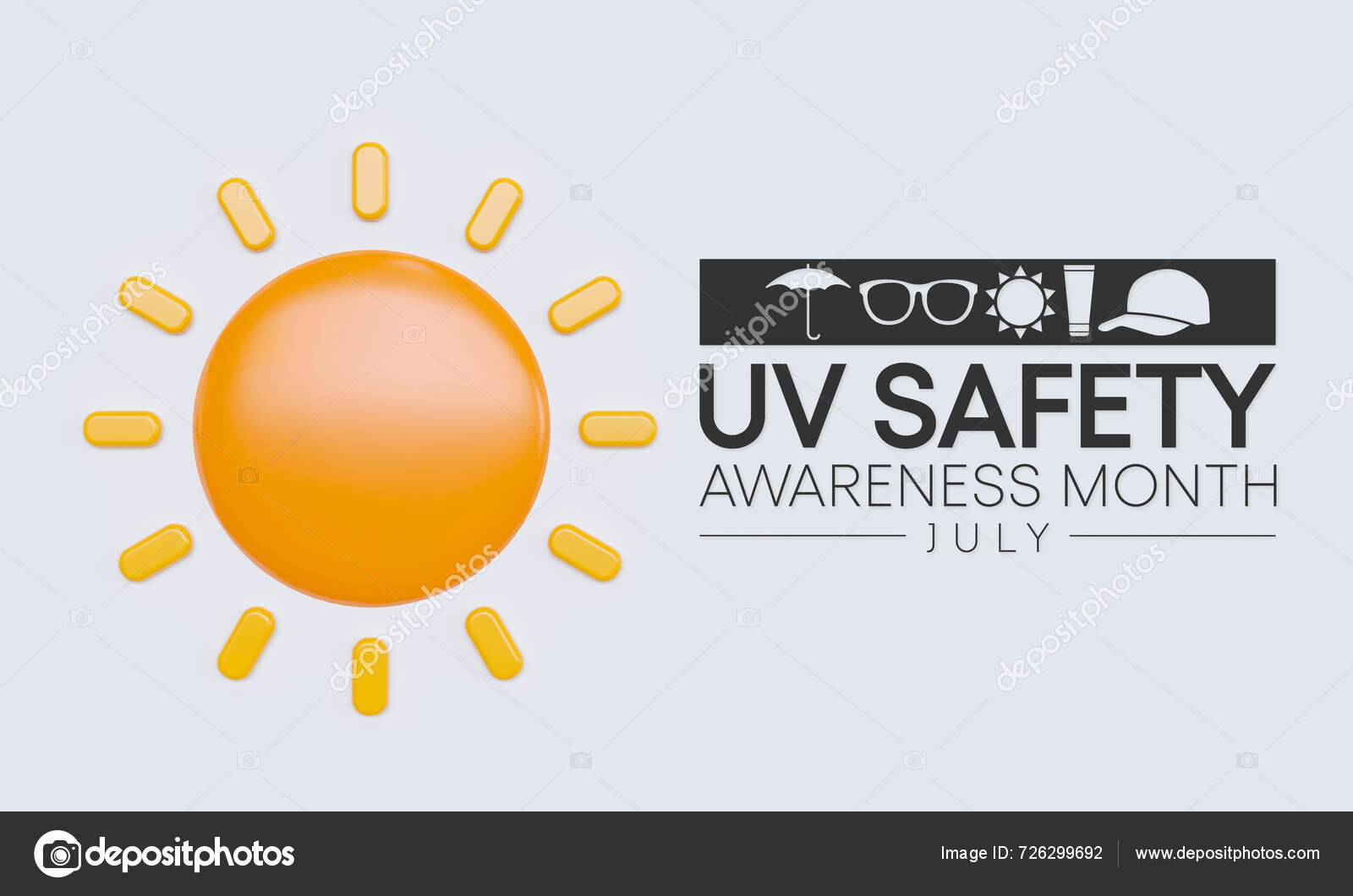 Safety Awareness Month Observed Every Year July Type Electromagnetic ...