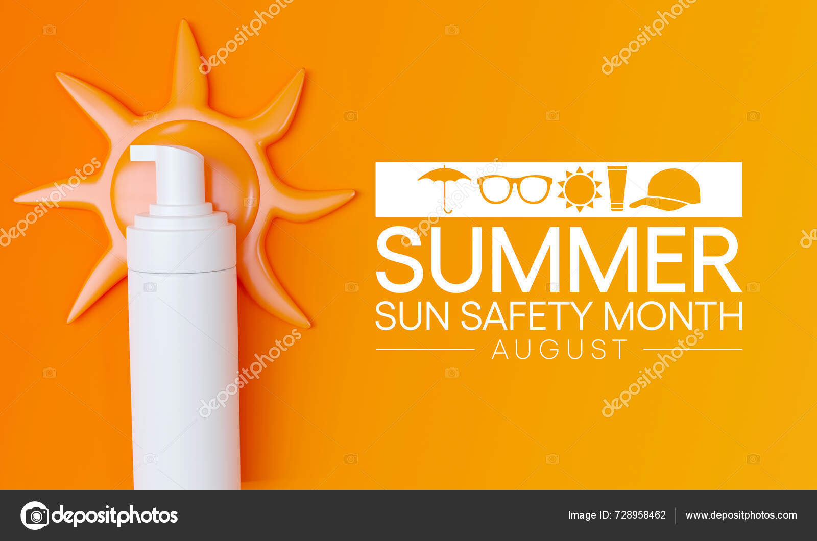 Summer Sun Safety Month Observed Every Year August Celebrated Aware ...