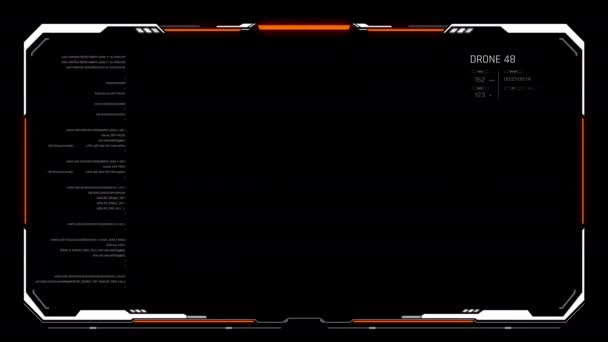 Video Overlay Futuristic Hud Head Display Interface Template Basic ...