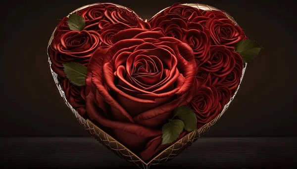 Corazón con rosas fotos de stock, imágenes de Corazón con rosas sin ...