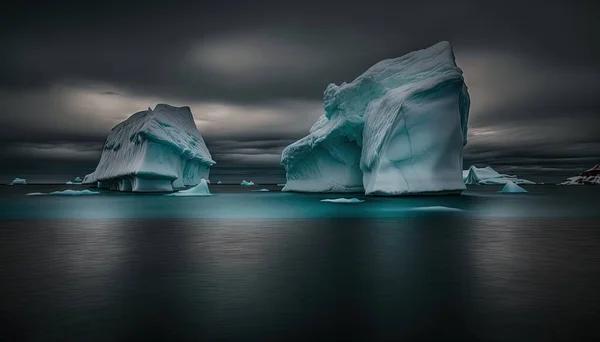 Iceberg At Night Wallpaper