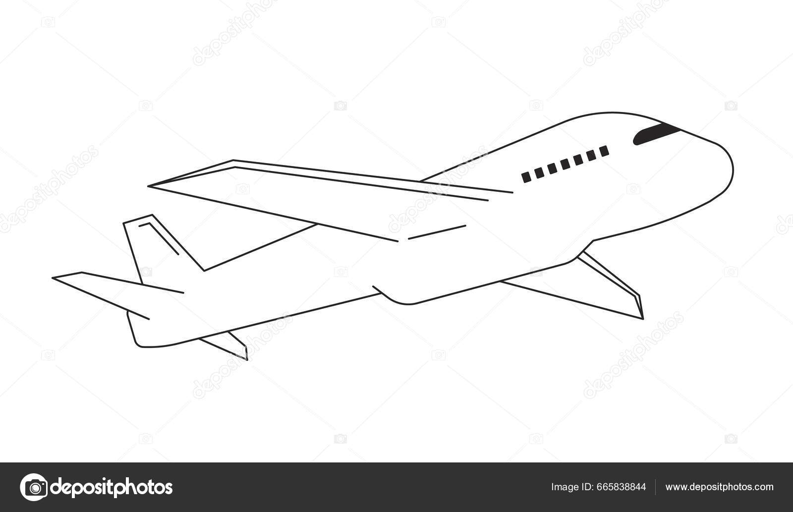 Simple Graphic Airplane