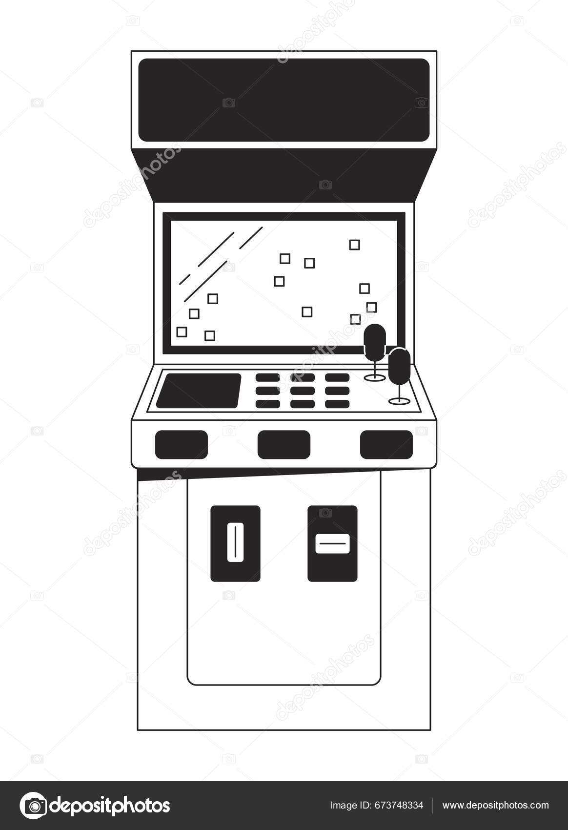 Video Game Clip Art Black And White