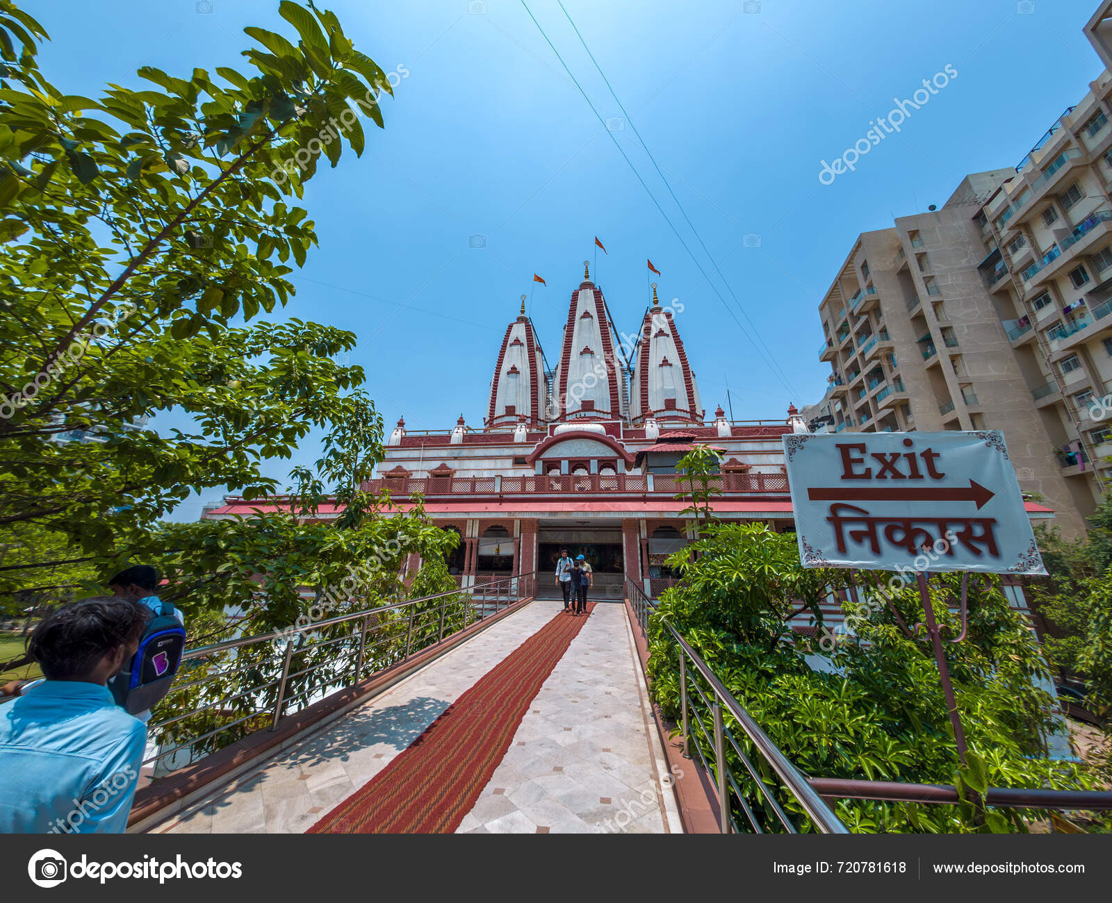 Pune India Mai 2024 Templul Hindus Domnului Balaji Pune India ...