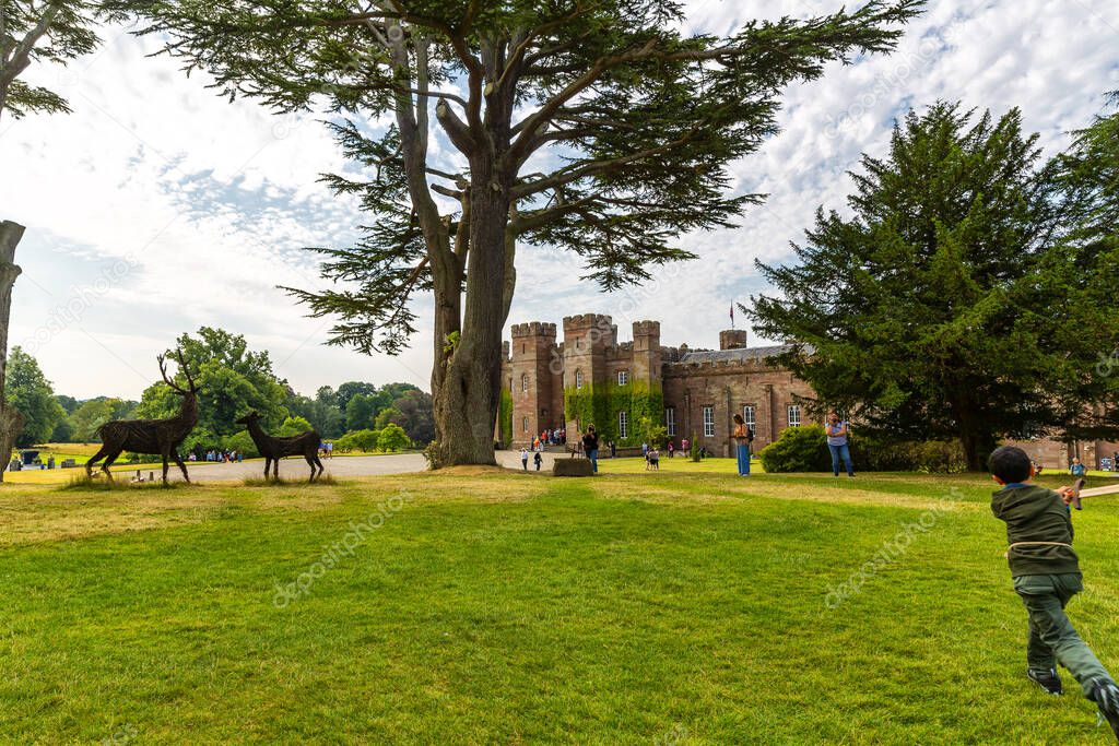 PERTH, SCOTLAND 2022, 14 de agosto: Una vista del magnífico Palacio ...