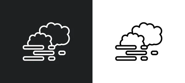 Atmospheric Pressure Outline Icon White Black Colors Atmospheric ...