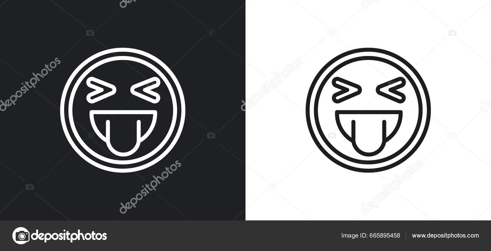 Expand Button Outline Icon White Black Colors Expand Button Flat Stock ...