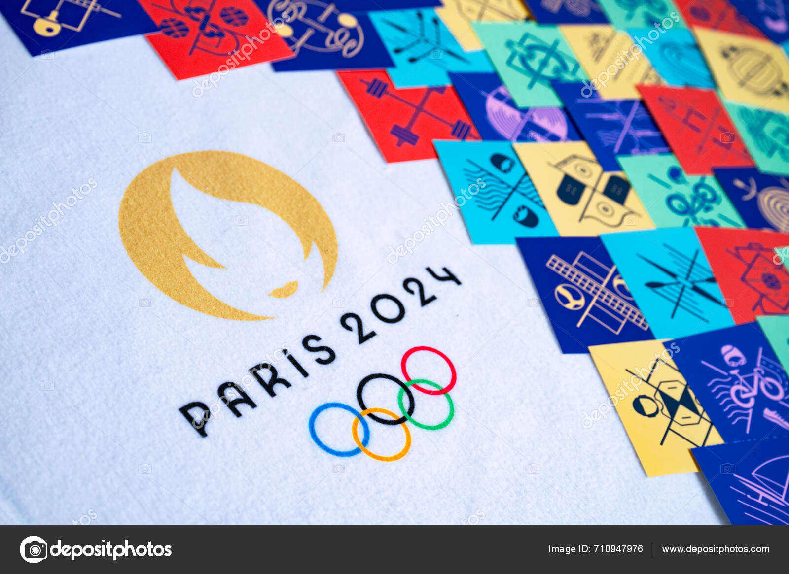 Paris France March 2024 Official Logo Summer Olympics Games Paris ...