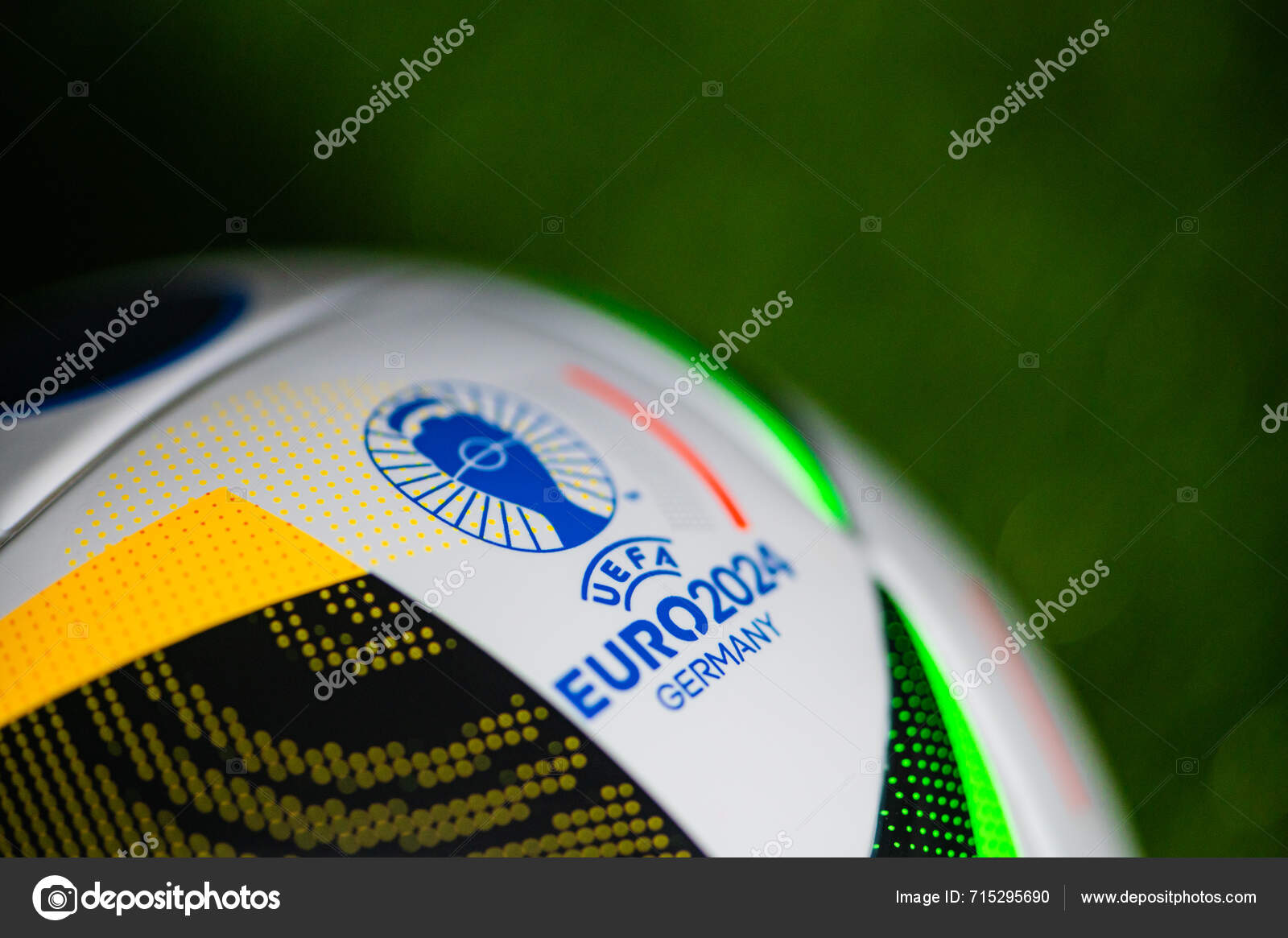 Stuttgart Germany April 2024 Logo Euro 2024 Germany Detail Official ...