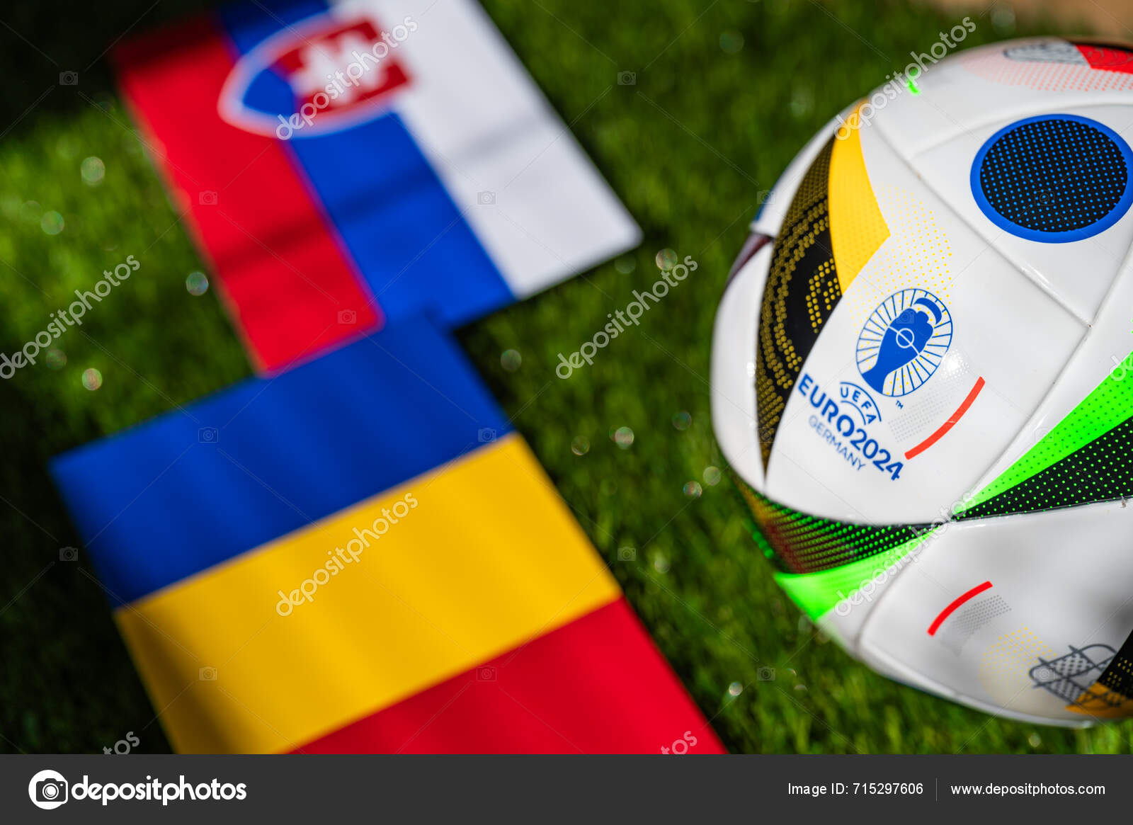 Berlin Germany April 2024 Slovakia Romania Euro 2024 Group Football ...
