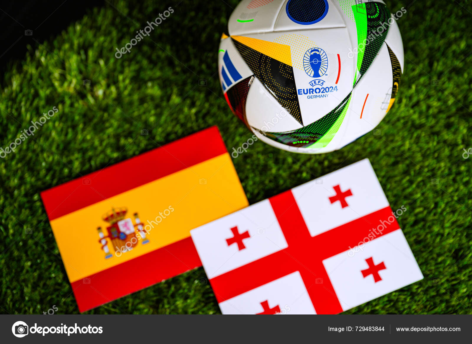 Cologne Germania Iunie 2024 Spania Georgia Euro 2024 Ultimul Din ...