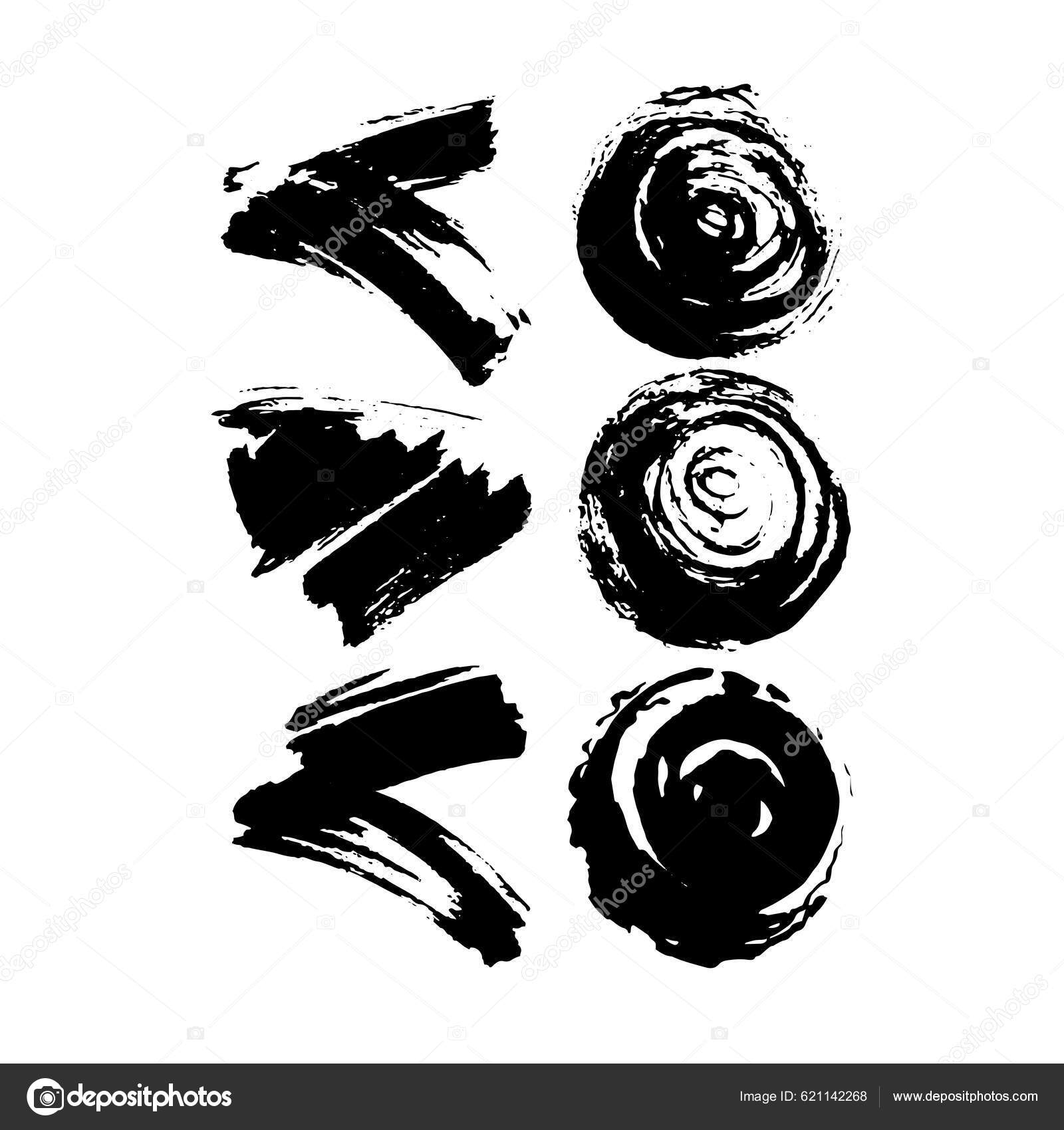 Tinta Negra Vectorial Aislada Sobre Fondo Blanco Textura Grunge ...