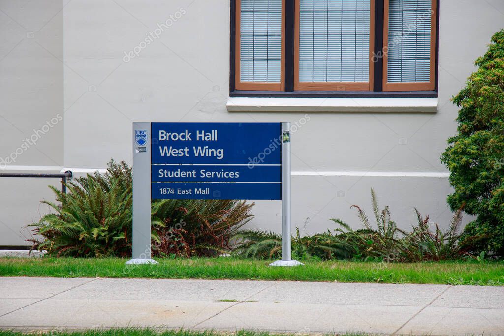 Vancouver, Canadá - Septiembre 3,2021: Vista del Brock Hall West Wing ...