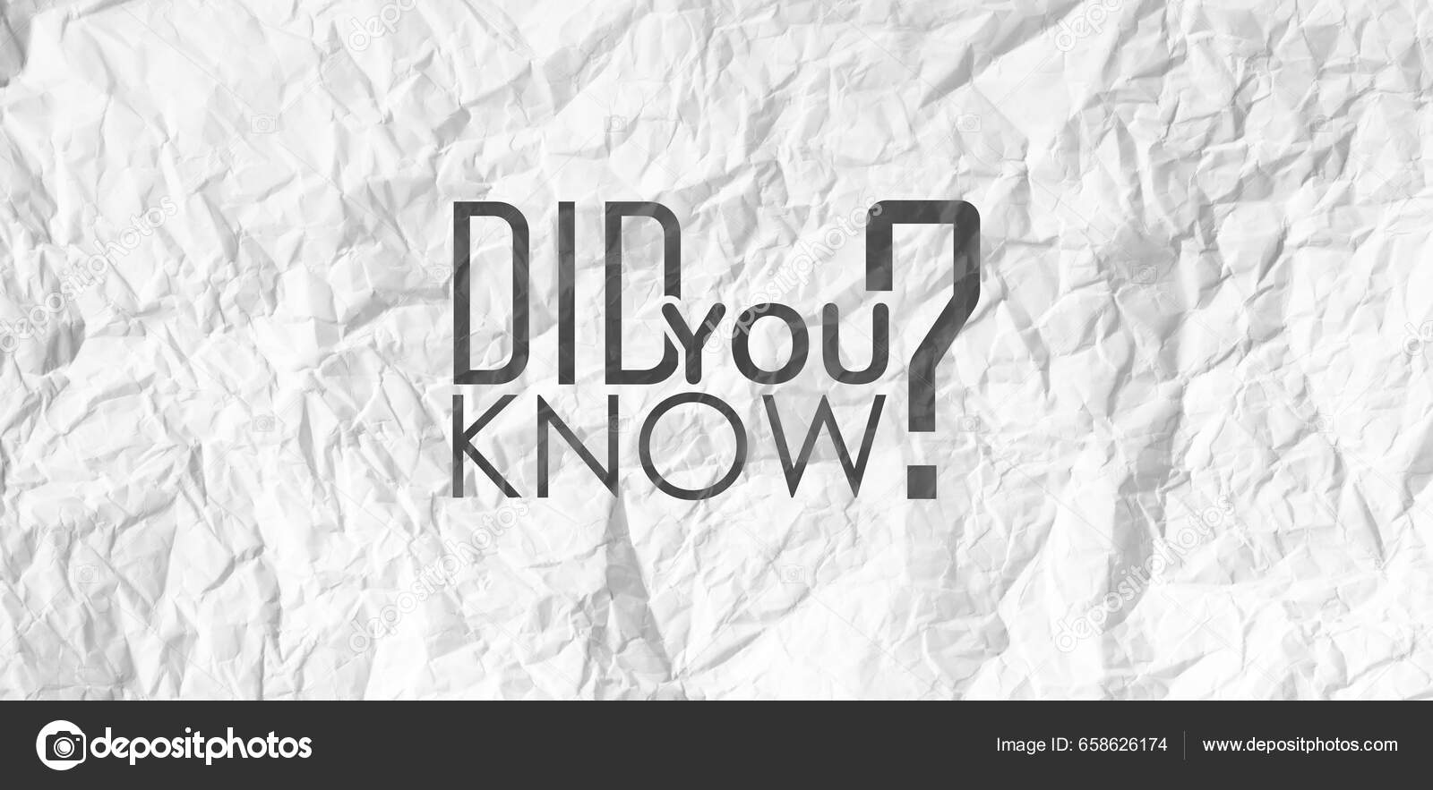 Did You Know Sign White Background — Stock Photo © selim123 #658626174