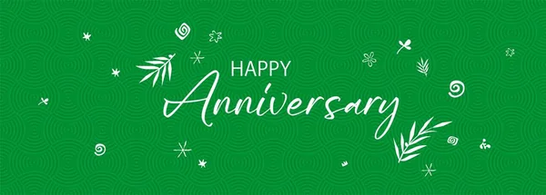 13,507,277 Happy anniversary green Vector Images | Depositphotos