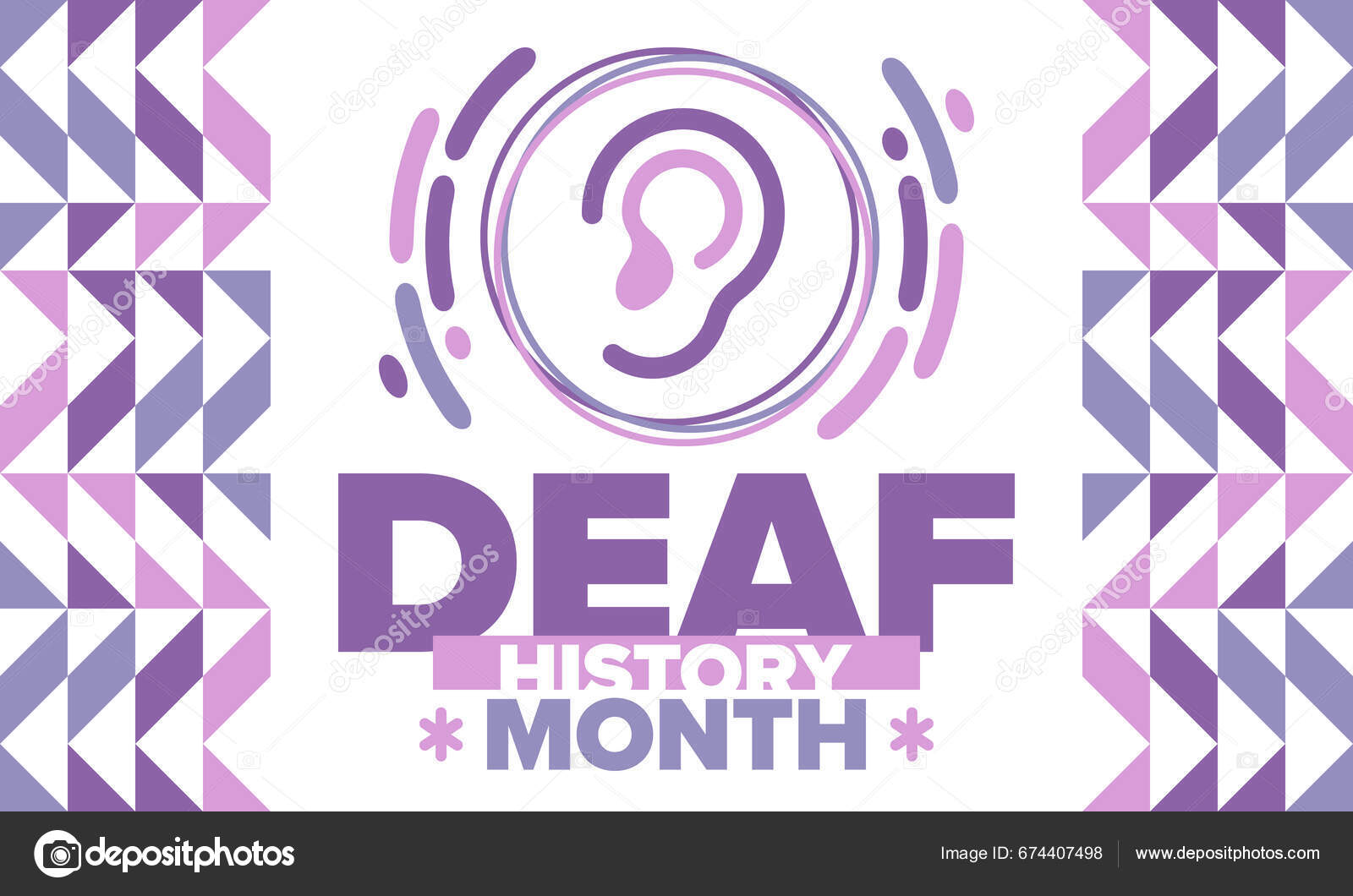 National Deaf History Month Celebrated March April United States Honour ...